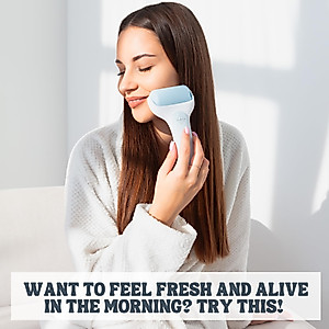 Eli with Love Facial Ice Roller for Face Premium with Carry Case and 2X Rollers for Long Lasting Cold - Eye Roller for Puffy Eyes & Cold Massage for Migraines (Ice Roller)