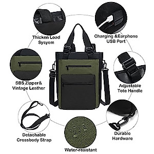 BASICPOWER Backpack Purse for Women Convertible Laptop Tote Work Bag Nurse Teacher Bag for Travel