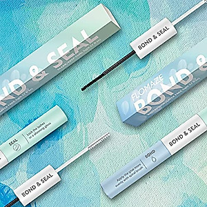 FLOMAZE Lash Bond and Seal DIY Eyelash Extension Glue Super Strong Hold Eyelash Adhesive Sensitive Waterproof, Gentle Formula Latex-Free Eyelash Glue