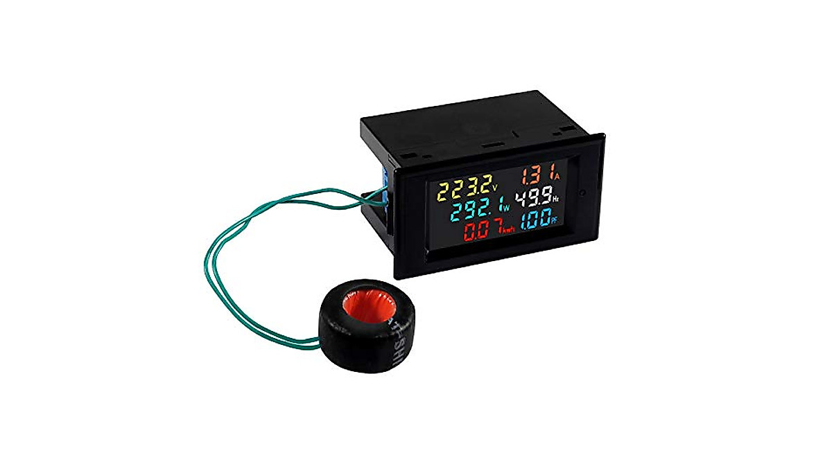 AC Display Meter 80-300V: Monitor Voltage & Current