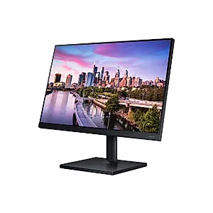 SAMSUNG FT45 Series 24-Inch WUXGA 1920 x 1200 Computer Monitor, 75Hz, IPS Panel, HDMI, DisplayPort, DVI, USB Hub, Built-in Speakers, Height Adjustable Stand, 3 Yr WRNTY (LF24T454GYNXZA),Black