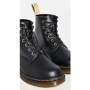 Dr. Martens Unisex Vegan 101 Fashion Boot, Black Felix Rub Off, 5 US Men