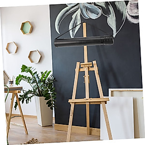Poster Holder Art Supply Large Black Telescoping Drafting Tube Extendable Poster Tubes Storage Cases for Artworks, Blueprints, Drafting and Scrolls Playmat Tube