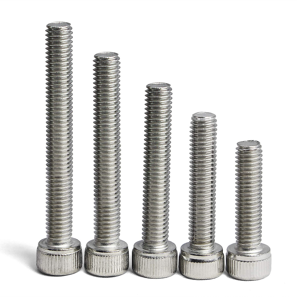 M5 x 20mm 25mm 30mm 35mm 40mm Socket Head Cap Screws Bolts Stainless Steel 304 Metric Machine Hex Socket Screw, 50PCS