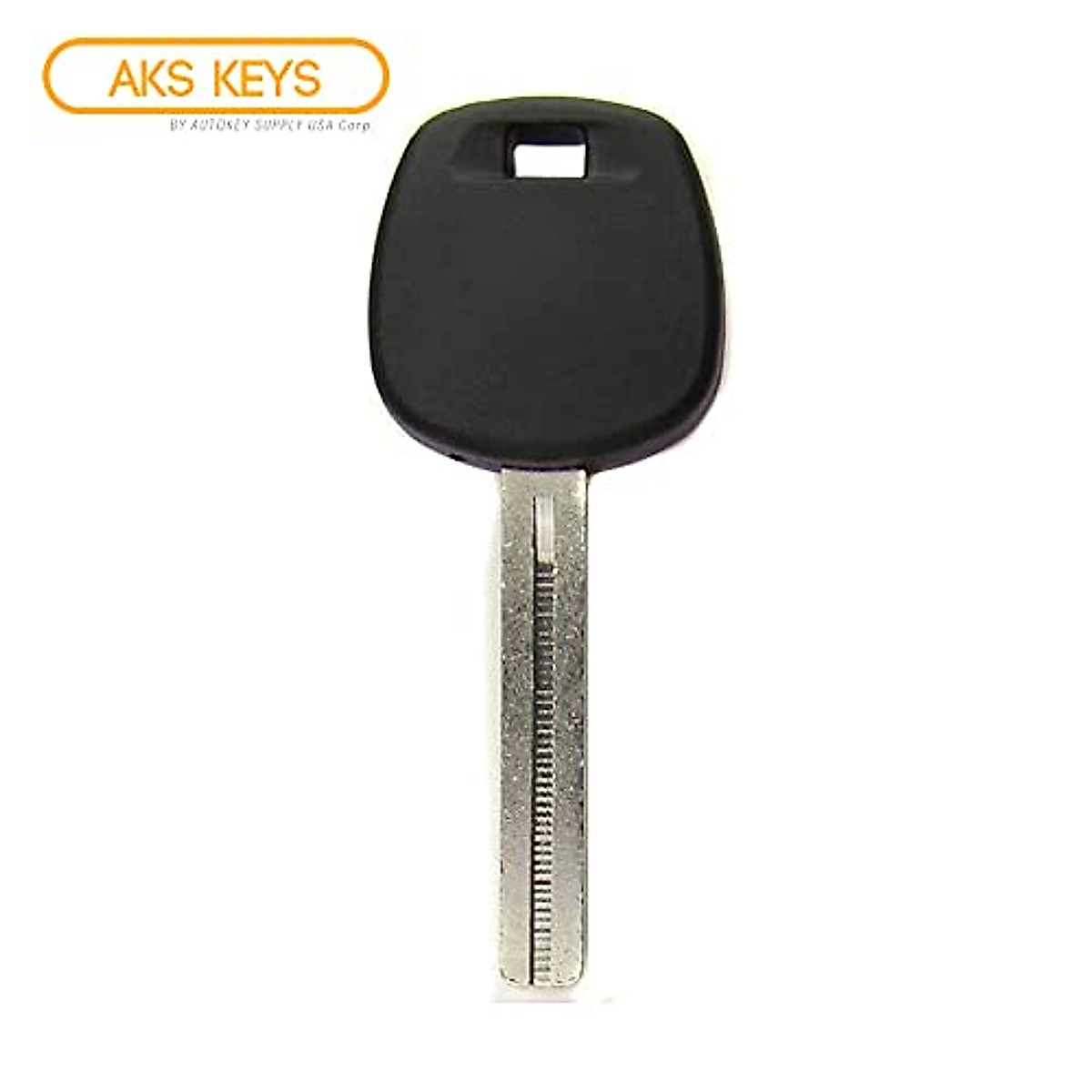 AKS Keys New Uncut Blank Chipped Transponder Key Compatible with Kia 4D60 Chip KK7-PT