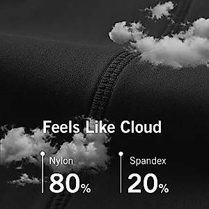 BALEAF 7/8 Workout Athletic Leggings for Women High Waist Soft Yoga Running Petite Ankle Pants with Deep Pockets Black M