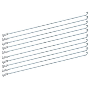 VGEBY 10pcs/Set 13G 80mm-310mm Mountain Bike Spokes Stainless Steel Spokes Bicycle Tricycle Accessories(190MM)