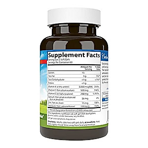 Carlson - ACES + Zn, Vitamins A, C, E + Selenium & Zinc, Cellular Health & Immune Support, Antioxidant, 120 Softgels