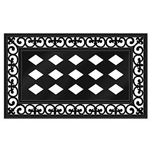 Evergreen Indoor Outdoor Welcome Y'all Bundle Set of 4 - Garden Flag Stand and Flag, Sassafras Doormat Frame and Sassafras Insert