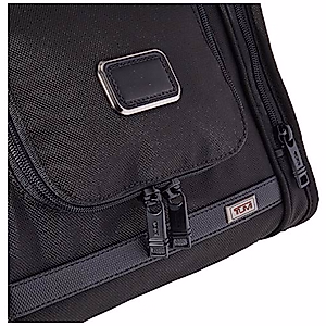 TUMI Alpha Hanging Travel Kit - Travel Accessories Bag for Toiletries, Cosmetics, and Toothbrushes - Travel Kit for a Short Trip - Travel Accessory that Aids Against Mold & Mildew - Black