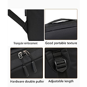 15.6 inch Laptop Backpack for Men, Slim Lightweight Business Travel Backpack Waterproof,Computer Backpack with usb charging port, All Black College Backpack with Laptop Compartment （Grey）