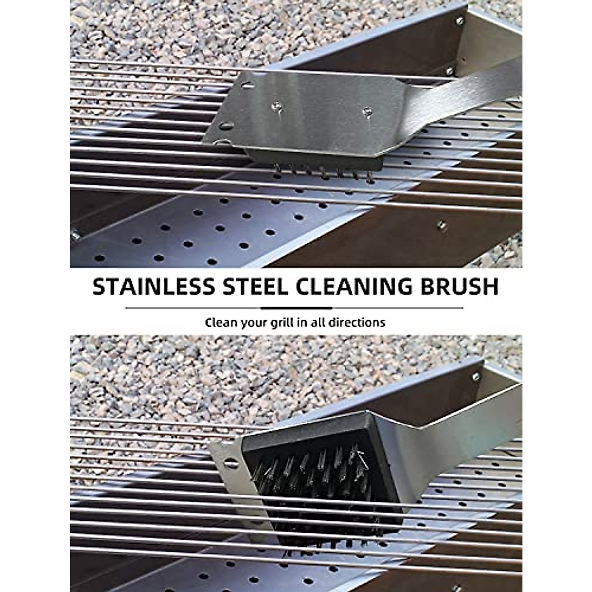 Grilljoy 22Pcs Premium Grill Tools Set, Grill Kit with BBQ mats in Aluminum Case, Professional BBQ Accessories Set for Outdoor Camping, Grill Set for Men Women