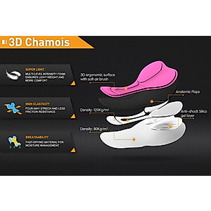 BALEAF Women's Cycling Shorts Padded Bike Shorts Biking Bicycle Spin Underwear Gel UPF 50+ Wine Red S