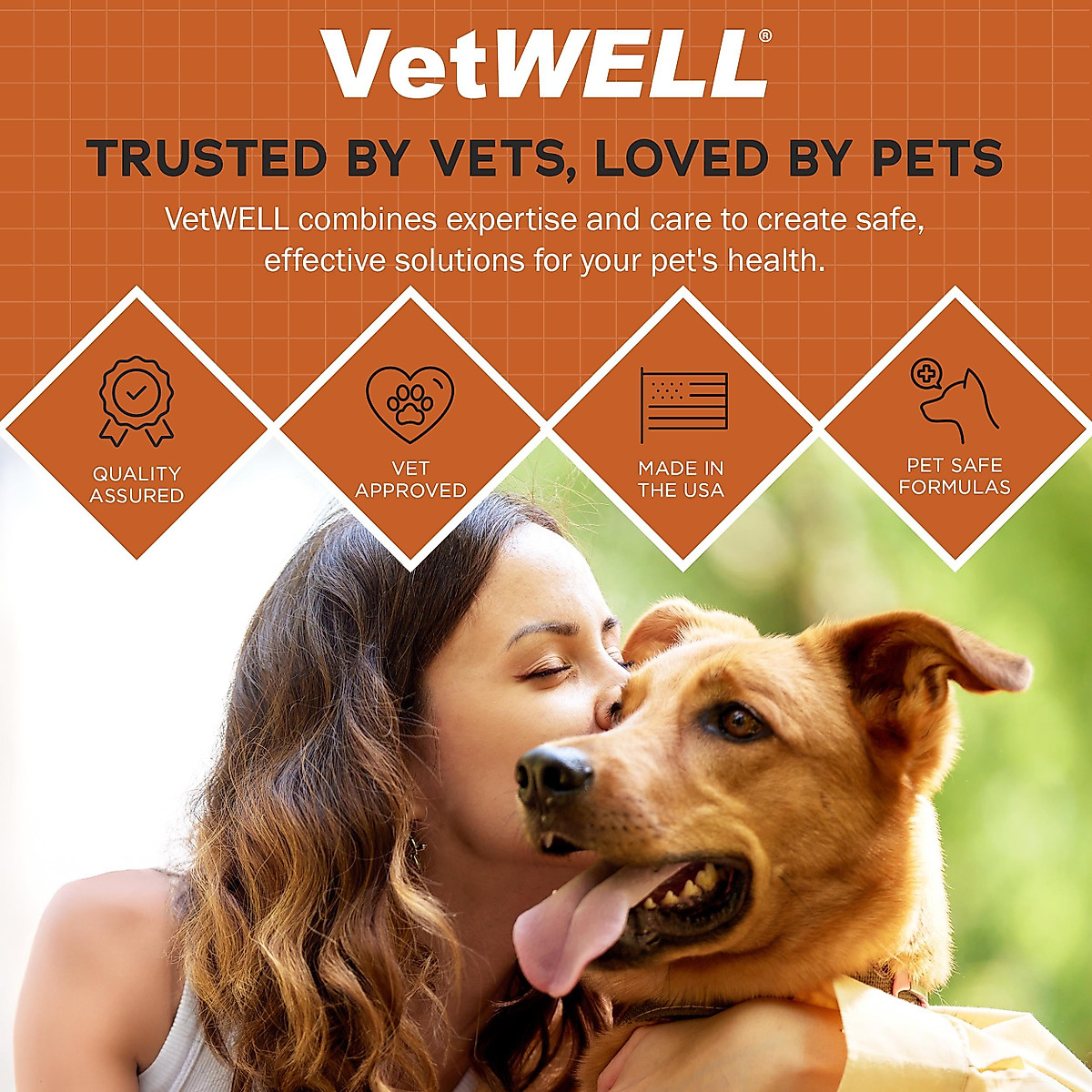 VetWELL Omega 3 Supplement for Dogs with Antarctic Krill Oil, Astaxanthin, Omega 3 6 9, EPA, DHA for Amazing Skin and Coat (60 Count)