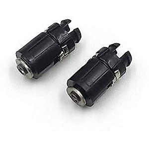 SZLG 2 x Rotating Shaft Spindle Hinge Axis Flip-Open Screen Shaft for Nintendo Gameboy Advance SP GBA SP Replace Axle (Black)