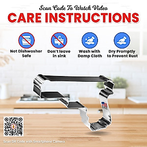 Hand Gun Cookie Cutter 4 Inch - Made in the USA – Foose Cookie Cutters Tin Plated Steel Hand Gun Cookie Mold