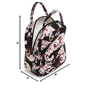 Vera Bradley Bunch Lunch Bag, Perennials Gray-Recycled Cotton