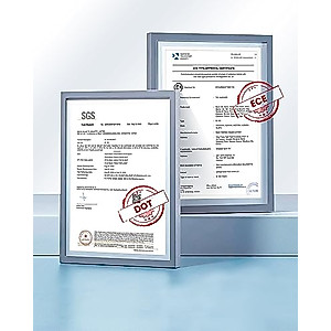 ILM 3/4 Open Face Motorcycle Helmets for Women Men Retro Moped Scooter Cruiser Casco Vintage Half Helmet DOT ECE Model B-100E (Cream White,L)