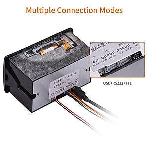 HUIOP Thermal Receipt Printer,Embedded Thermal Receipt Printer 58MM Mini Printing Module Low Noise with USB/RS232/TTL Serial Port Support ESC/POS Commands for Weighing Apparatus Cash Register