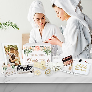 Bride To Be Gifts, Bridal gifts and the Engagement Gift for Bride Box, Best Bridal Shower gift, Bachelorette Gifts For Bride, and Wedding Gifts for Bride, Stainless Steel Tumbler Cups, Mugs, Socks