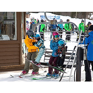 Lucky Bums Kids Ski Backpack Harness Trainer, Leash, Grip 'N Guide Handle, Red