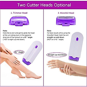 Focusothing Silky Smooth Hair Eraser,Laser Lhaver for Women, Painless Hair Removal,Light Technology Hair Remove,Silky Smooth Hair Eraser Laser,Apply to Any Part of The Body (1*Epilators)