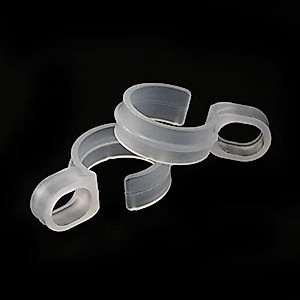 HEVSTIL 20Pcs Wind Proof Hanger Hook,Anti Slip Clothes Hangers from Drying Rack, Windproof Hook Hanger Buckle for Drying Rack Rod Closet Dividers for Hanging Clothes, 45mm