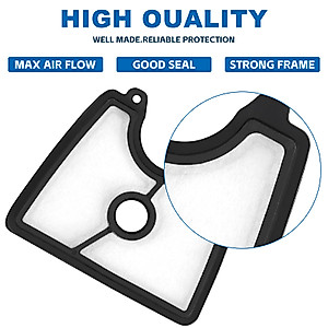 2PC 545112101 Air Filter Part for Husqvarna 125B 125BX 125BVX Leaf Blower Jonsered B2126 BV2126 Blower Craftsman 358794810 358794811 Blower RED MAX HB280 HB281 Blower