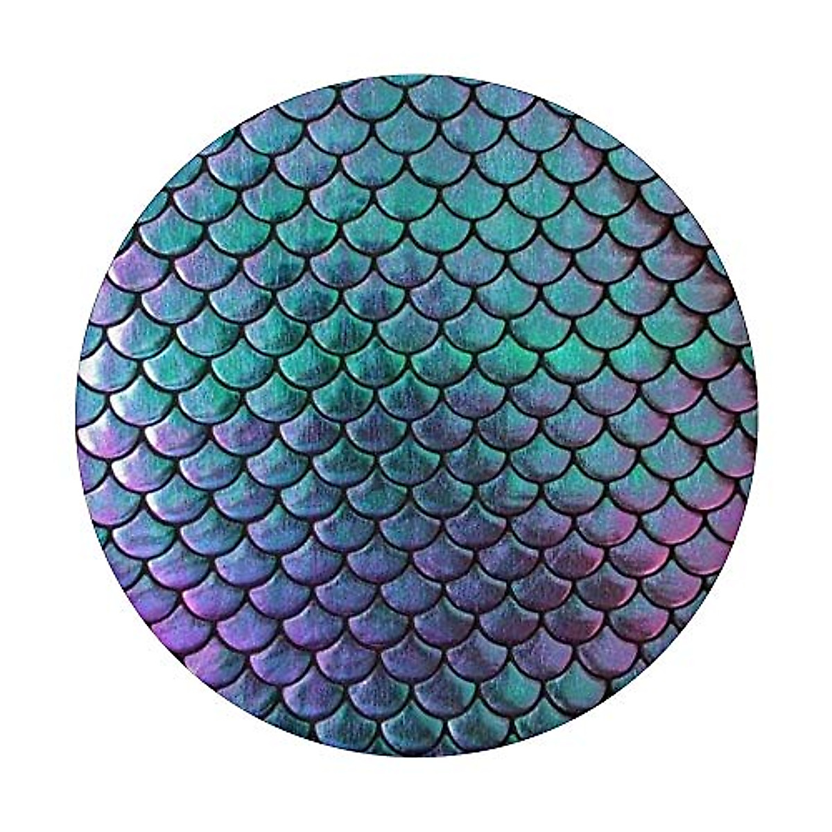 Opalescent Vibrant Mermaid Color Turquoise Blue Violet Green PopSockets Swappable PopGrip