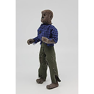 Mego Action Figures, 8” New Mego Werewolf - Full Body Flock (Limited Edition Collector’s Item)