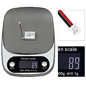 HAWK'S WORK 2 Pcs 3.7V Lipo Battery, 300 mAh Rechargeable Lithium Polymer Battery for RC Plane Helicopter Drone All Models & Toys (PH1.25 Connector)