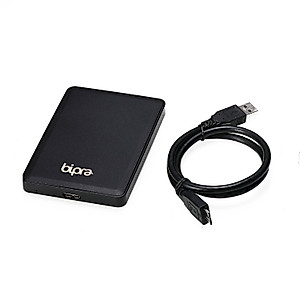 BIPRA S3 2.5 inch USB 3.0 FAT32 Portable External Hard Drive - Black (320GB)