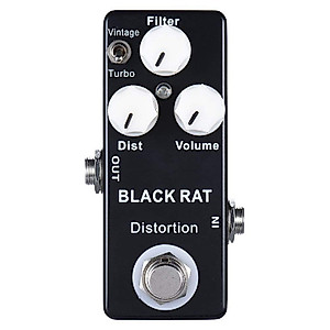 YMUZE Moskyaudio Mini Distortion Guitar Pedal with True Bypass Switch