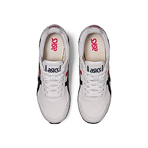 ASICS Women's Tiger Runner Sportstyle Shoes, 8, White/Midnight