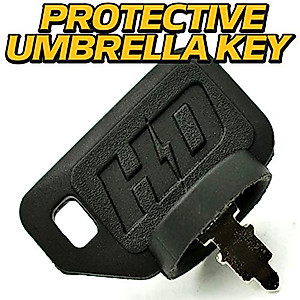 (2 Pack) HD Switch Ignition Key for Exmark & Toro 63-8360 103-2106 1-603511 62-7770 fits Titan Z-Master, Lazer Z, Turf Ranger, Navigator, Turf Tracer X-Series, Metro, Pioneer + Free Carabiner Keychain