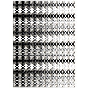 Dalyn Rugs Indoor/Outdoor Marlo MO1 Black Washable 8' x 10'