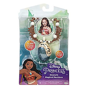 Disney Princess Disney Moana Necklace Light Up Magical Seashell Heart of Te Fiti