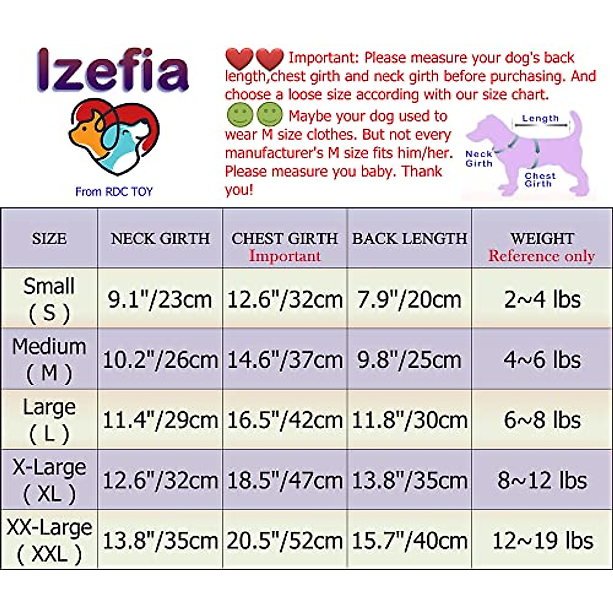 Izefia Dog Coat Cold Weather Coat Windproof Jacket Fleece Warm Dog Sweater Winter Thick Clothes Thick Vest Fur Collar Tank Top Dog Coat for Small Dog Medium Cat Blue M