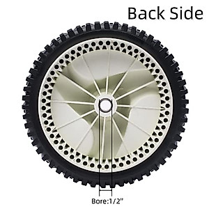 2 Pack Front Drive Wheels Replaces Craftsman Husqvarna 194231X427 532403111 Wheels 8"X1-3/4"