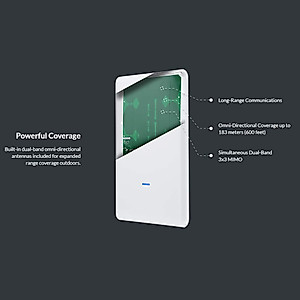UniFi Mesh AC Pro UAP-AC-M-PRO-US 802.11AC 3x3 MIMO Outdoor Wi-Fi Access Point Wide-Area Dual-Band AP