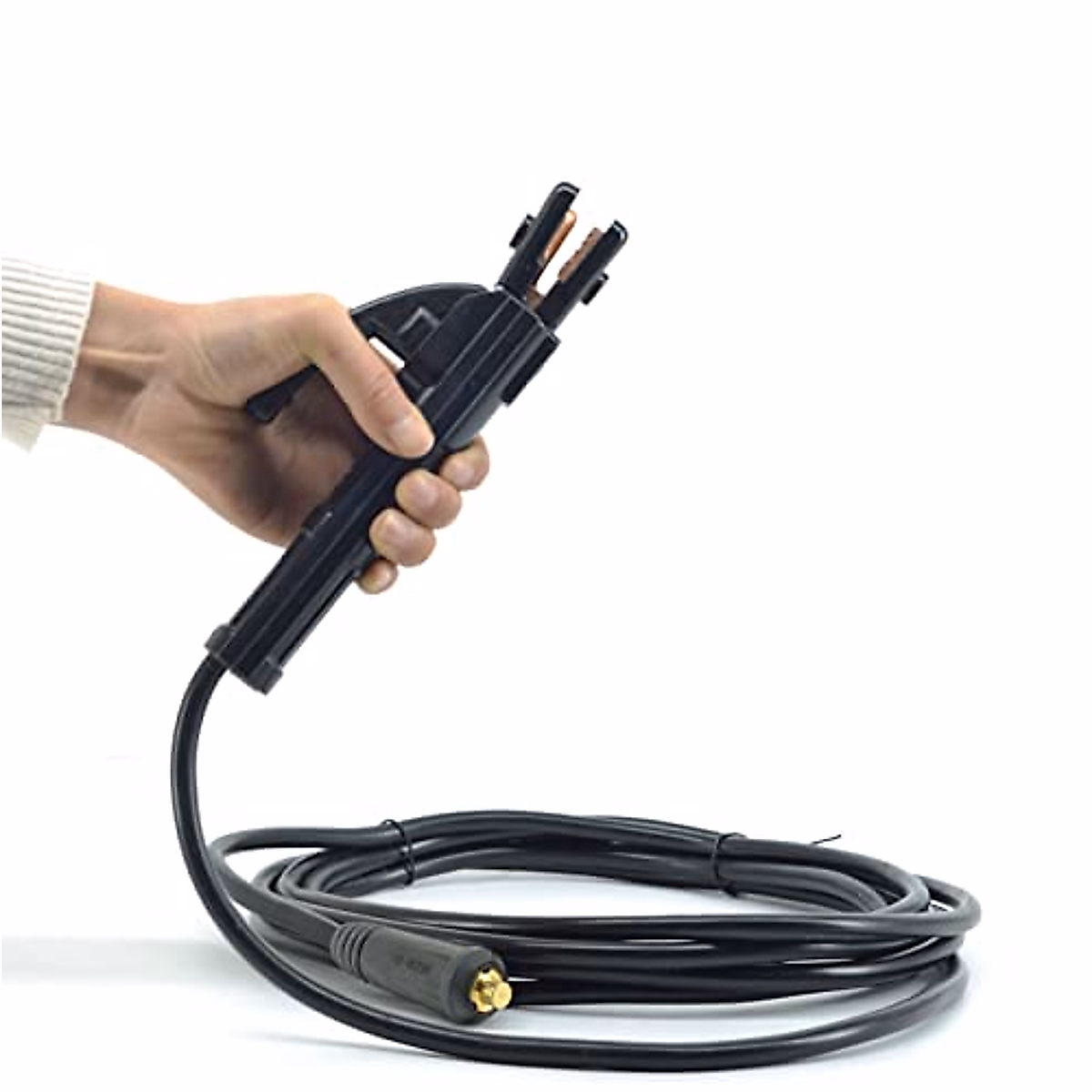 Welding Electrode Holder Connector for MMA/STICK/ARC Inverter Welder 300A Heat Resistant Fit CT418 520TSC ITS200 MIG235 Welder Machine 23Feet