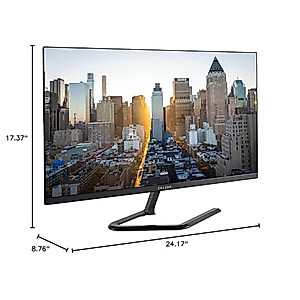 EKLEER 27 inch Ultra Thin Bezel Computer Monitor, FHD 1080p, IPS Display, HDMI, USB Type-C, 2 x USB A Hub, 75hz, Fast Charging & Mirroring Compatible with iPhone 15 Plus Pro Max/MacBook Air Pro