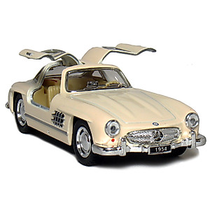 5 1954 Mercedes-Benz 300 SL Coupe 1:36 Scale (Beige). by Kinsmart