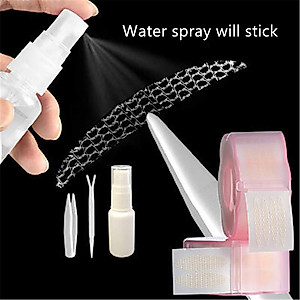 Eyelid Tape double eyelid tape，eyelid lifter strips Invisible Eye Stickers Portable Breathable Natural Invisible Single Sided Double Eyelid Tape Self-Adhesive Eyelid Stickers Instant Eye Lift Stri (B)