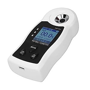 Saccharimeter, Accuracy Refractormeter Easy to Use Electronic Instruments Sensitive Response Fast Measurement Speed for Food for Fruit Sugar for Farmer
