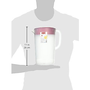 Rubbermaid Clear Pitcher, 1 Gallon (Pack of 3)