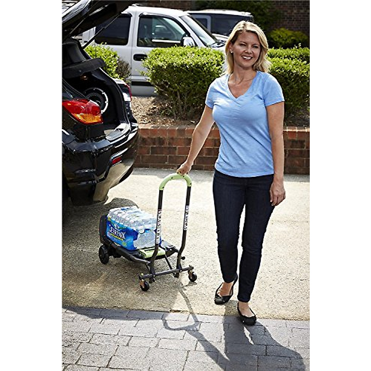 COSCO Shifter 135kg Multi Function Folding Handcart and Hand Truck (Blue)