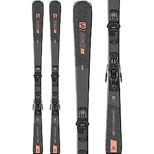 Salomon S/Force 5 Womens Skis W/L 10 GW Bindings Sz 160cm