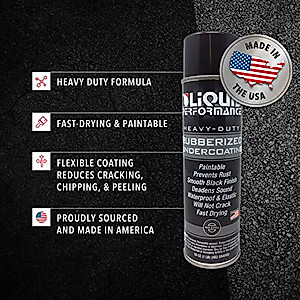 Heavy-Duty Rubberized Undercoating - 16 oz - Small Batch Undercarriage Spray for Automotive Frames, Rocker Panels, Wheels, and More - Prevents Chipping, Cracking, and Peeling - Made in Rocky Mount, VA