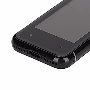 ASHATA Palm Mobile Phone, 4G Fingerprint Unlocked Smartphone with 2.5in Screen, WiFi GPS BT, 2GB RAM 8GB ROM, Mini Android Cellpohone, 1580mAh Battery(Black)